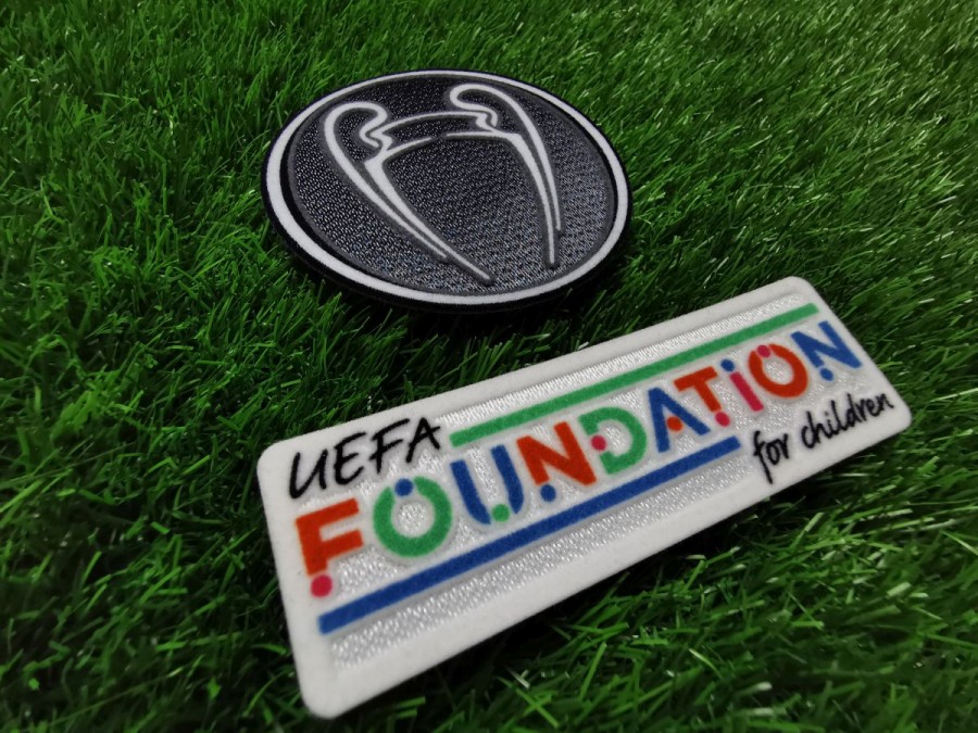 Liga Mistrzów 2021/24 Patch Zwycięzcy + UEFA Foundation